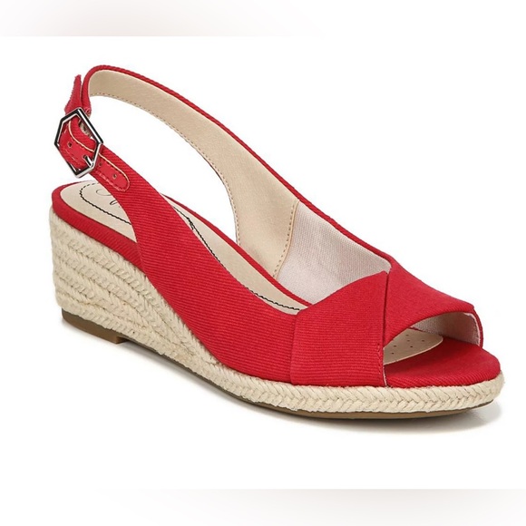 Life Stride | Shoes | Lifestride Socialite Womens Fire Red Wedge ...